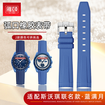 欧米茄斯沃琪联名款王星蓝满月亮