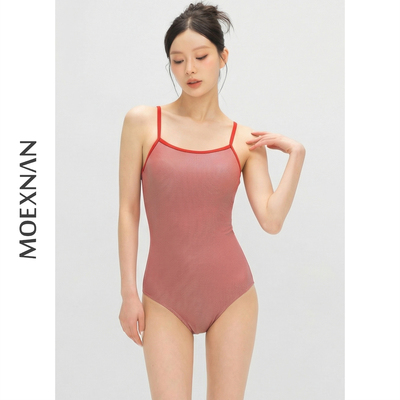 泳衣女新款连体三角游泳衣小胸显瘦泡温泉游泳馆专用高级感竞速