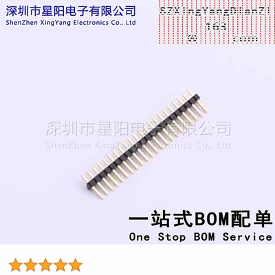 X1311WV-22J-C18D27 1.27mm 1x22P直插 方针 排数 单排 总PIN位数