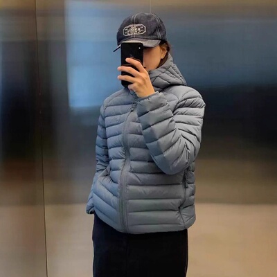 urbanic30现H立领连帽防风羽绒服