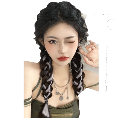 phaeton假发辫子加粗辫子