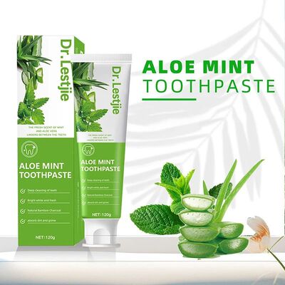 Creme dental Aloe Vera, Refresca a respira??o, remove o tár