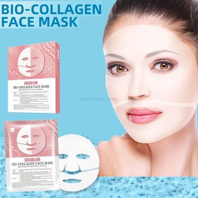 5 p?s absorvente bio-colágeno máscara facial anti envelhec