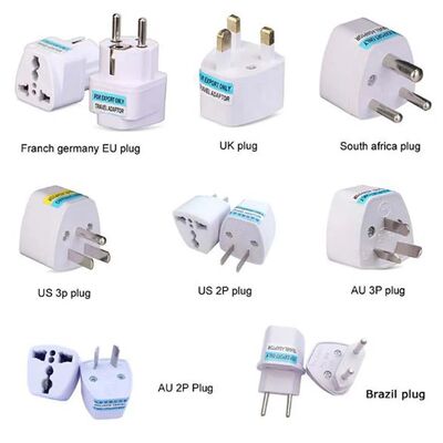 Adaptador de enchufe Universal para viaje, convertidor de en