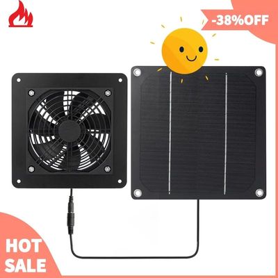 Extractor de aire con Panel Solar, miniventilador de circula