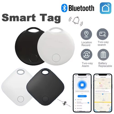 Mini rasador GPS Airtag, buscador de llaves Bluetooth con Ap