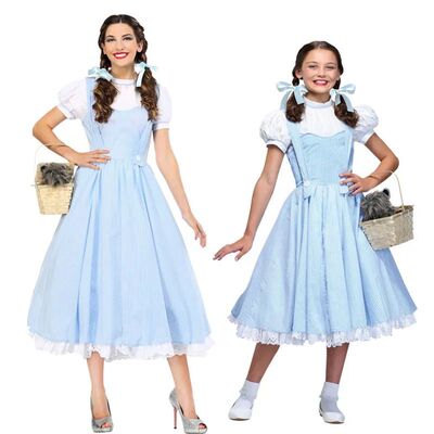 Womens wizard of oz dorothy traje, personagem de conto de fa