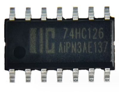 中微爱芯AiP74HC126替SN74HC126DR 缓冲器 封装SOP14/TSSOP14