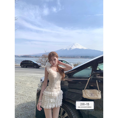 SourceWithU胸衣抹胸小飞袖上衣