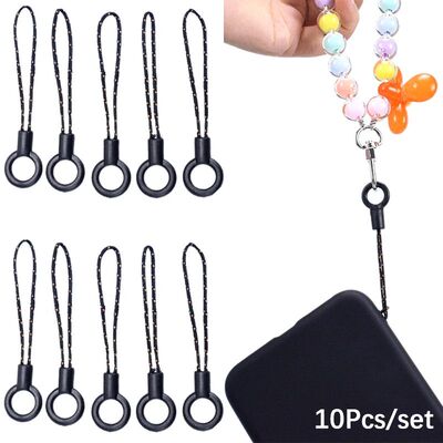 10Pcs Mobile Phone Lanyard Ring Anti-lost Rope Chain Buckle