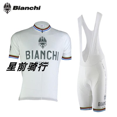 bianchi男款公路车夏季骑行服
