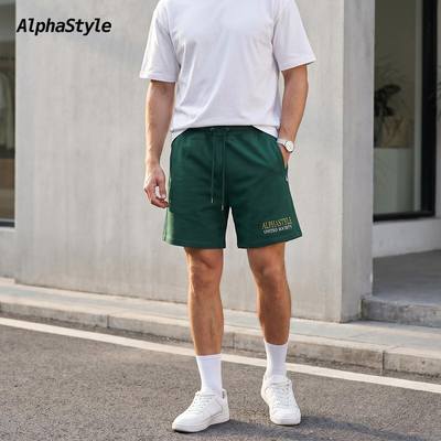 AlphaStyle夏季宽松百搭运动短裤