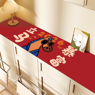 2026马年电视柜餐边柜玄关柜垫