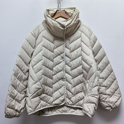 反季福利商场同款冬翻领立领短款羽绒服白鹅绒羽绒服生长印迹0234