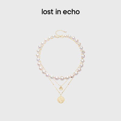 lostinecho珍珠项链手链耳钉