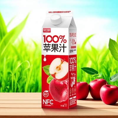 众口妙NFC100%果汁饮料大屋顶盒