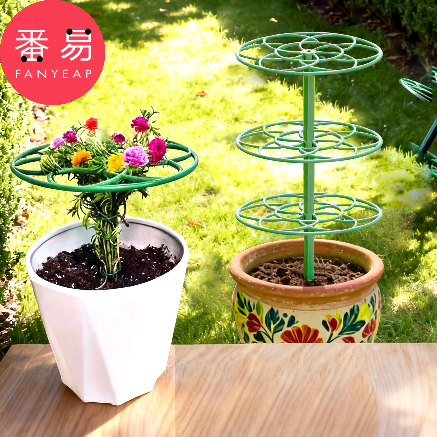 植物支架/太阳花A1zfn001-棒棒糖单层支撑架植物造型爬藤固定架
