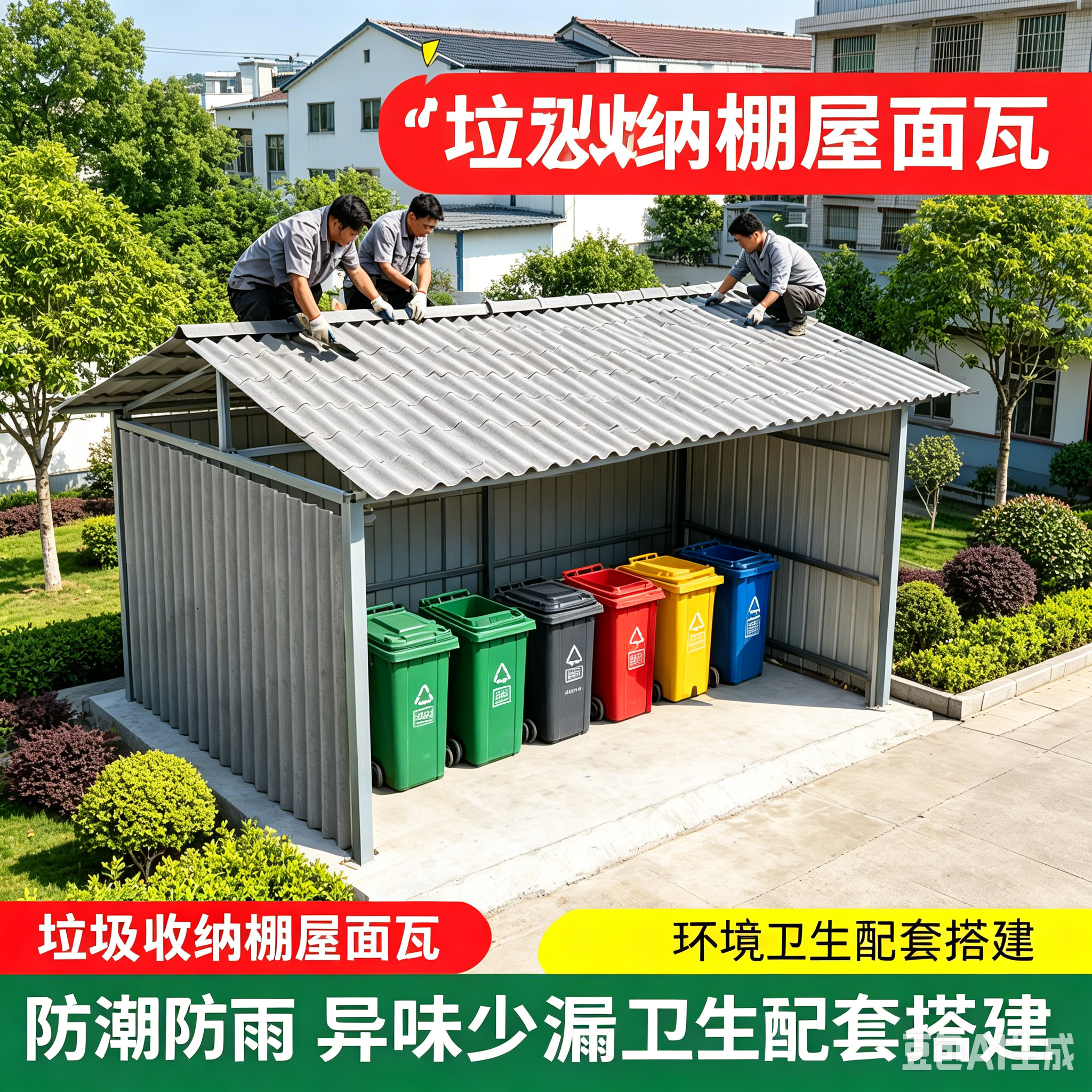 特厚真空水泥石棉瓦厂家直发农村屋顶专用瓦庭院雨棚加厚防漏隔热