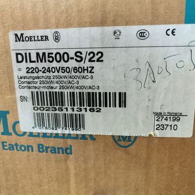 MOELLER接触器DILM500-S/22 220-240