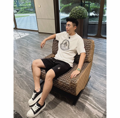 【数码摩登】26春夏立体喷印字母百搭短袖T恤高级感男装半袖8186