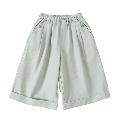 Williambeta梭织宽松六分裤