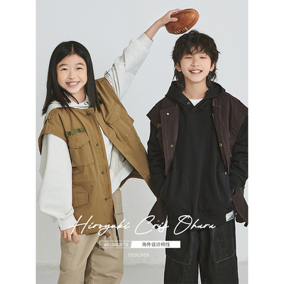 williambeta横纹竹节全棉马甲