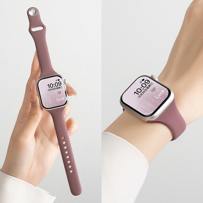 匠戴适用iwatch小蛮腰硅胶表带