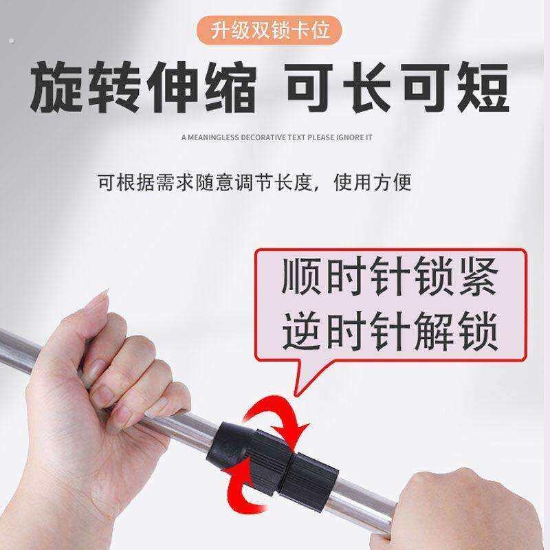 高层捡衣服神器加长可伸缩勾 家用高楼晾衣叉丫钩 撑衣杆挑物长钩