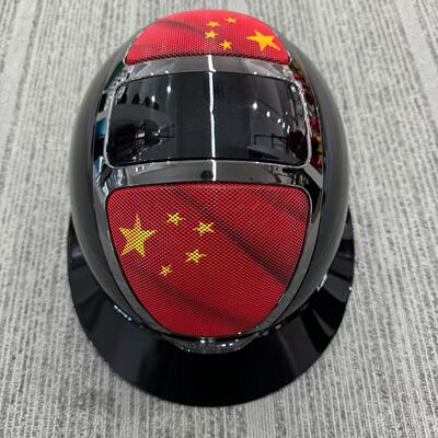 意大利进口KASK马术头盔大帽檐成人青少年女骑士障碍头盔国旗款
