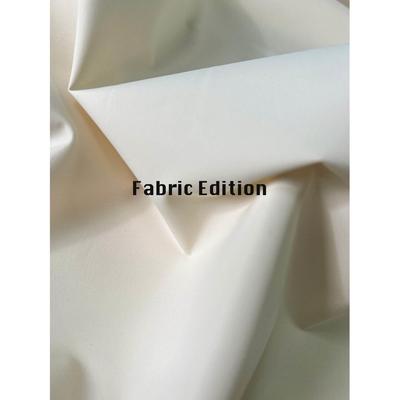 做羽绒服专用面料羽绒服专用布料米色春亚纺尼龙高档外壳设计师di