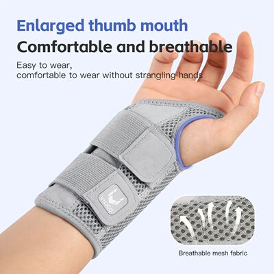 Wrist Brace for Carpal Tunnel Support Brace with Splints Han