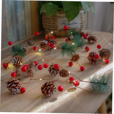 Christmas Pine Nut Light String Needle LED Decorative彩灯