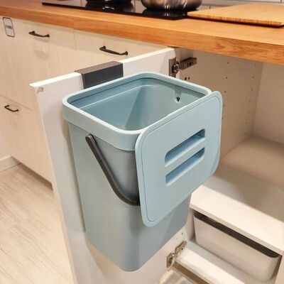 Space-Saving Quiet-Close Trash Can - 3/5L, Eco-Friendly Seal