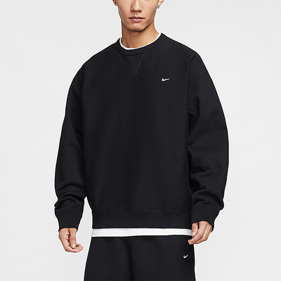Nike/耐克正品Solo Swoosh男士运动加绒针织保暖卫衣HV1087-010