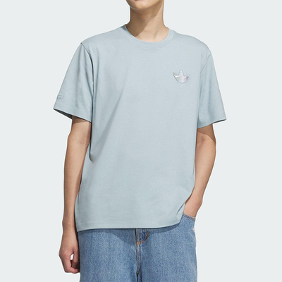 Adidas/阿迪达斯正品三叶草男士舒适透气经典圆领运动短袖KC3122