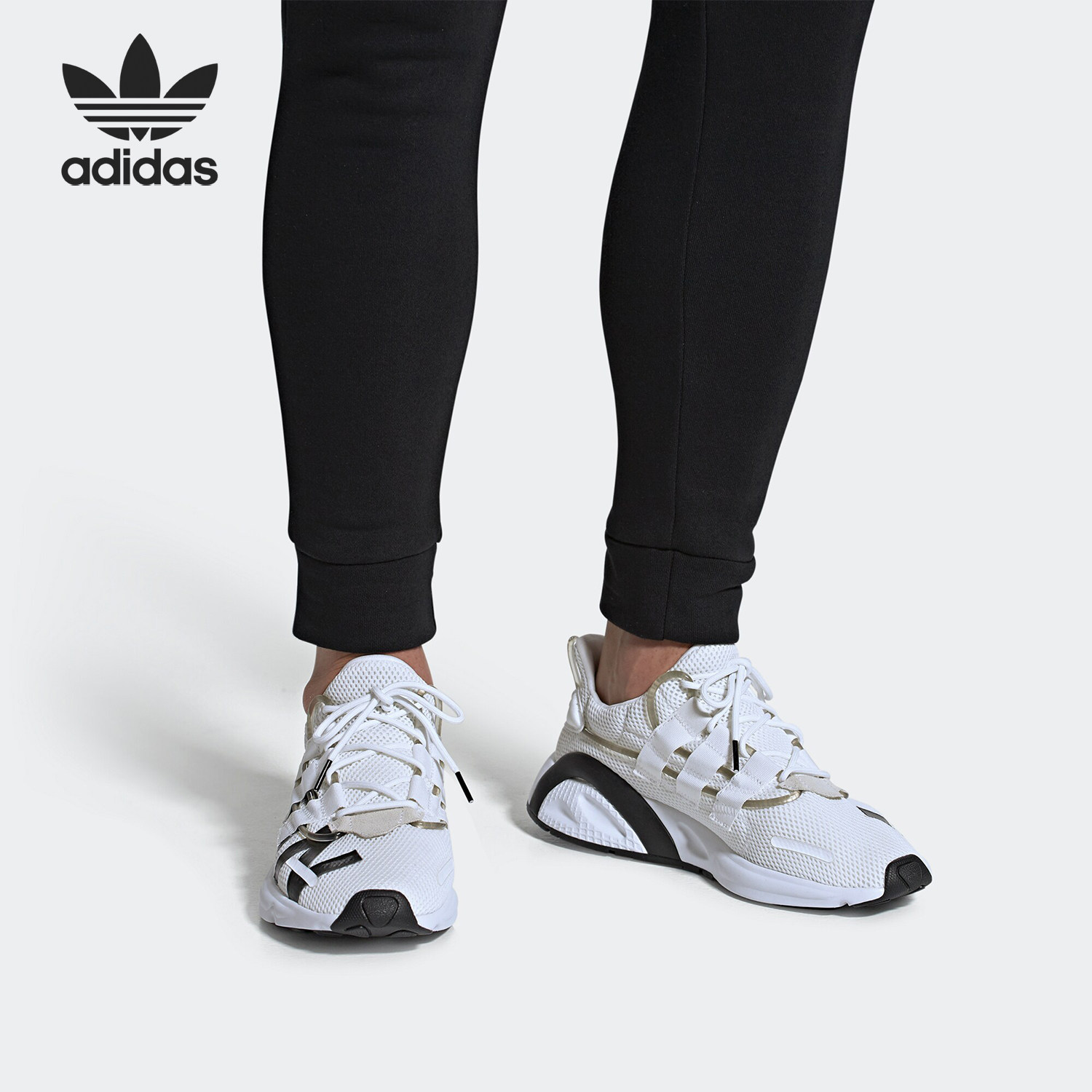 Adidas/阿迪达斯正品当季三叶草 LXCON 男子运动经典休闲鞋EG7537