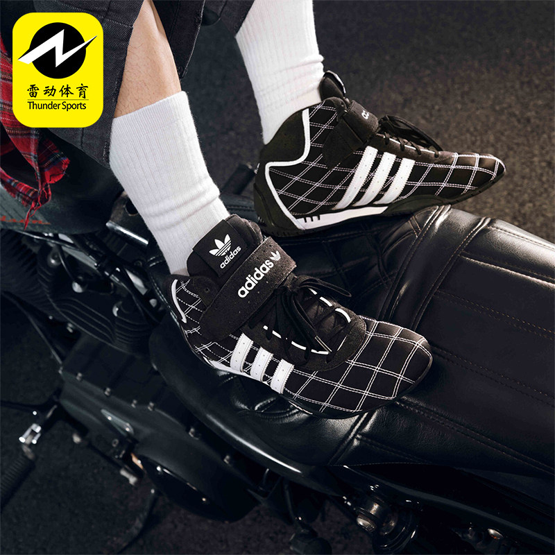 Adidas/阿迪达斯正品三叶草男女经典赛车中高帮运动鞋JH8733