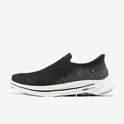 Skechers斯凯奇正品Go Walk 8男一脚蹬缓震休闲鞋216784-BKW