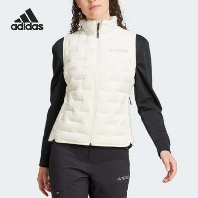 Adidas/阿迪达斯正品TEREXTEREX新款女米经典白黑羽绒马甲IY0069