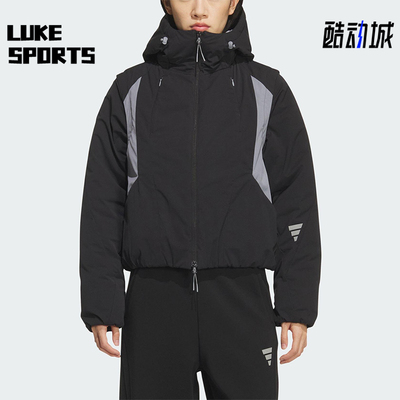 Adidas/阿迪达斯正品FUTURE STYLE女士休闲可拆卸保暖棉服KS0072