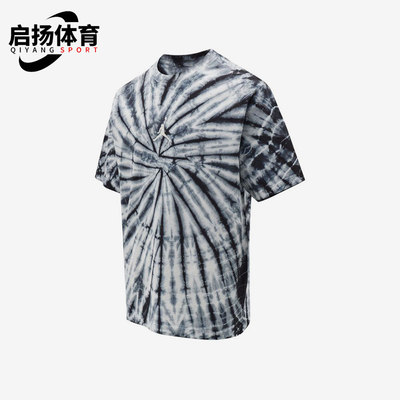 Nike/耐克正品JORDAN新款男黑白扎染圆领经典短袖T恤IF3151-133