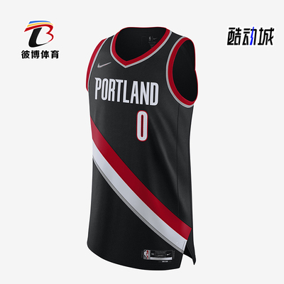 Nike/耐克正品NBA AU球员版字母印花篮球背心T恤DB3328-010