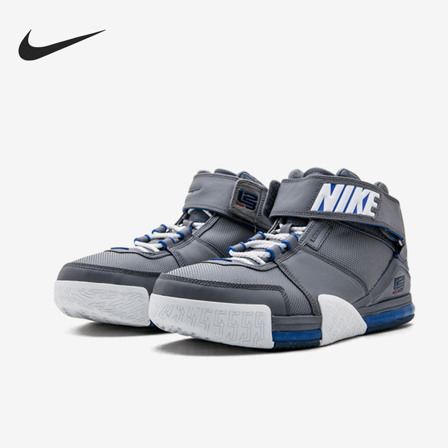 Nike耐克正品Lebron 2 Cool Grey男款中帮运动篮球鞋309378-012