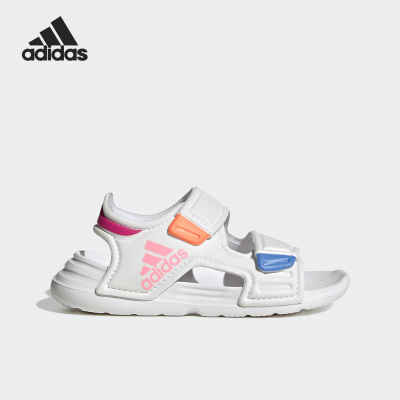 Adidas/阿迪达斯正品新款小童运动沙滩露趾凉鞋H03776