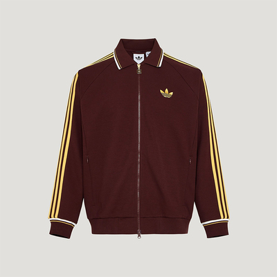Adidas/阿迪达斯正品三叶草男士日常翻领刺绣运动休闲外套KV8865