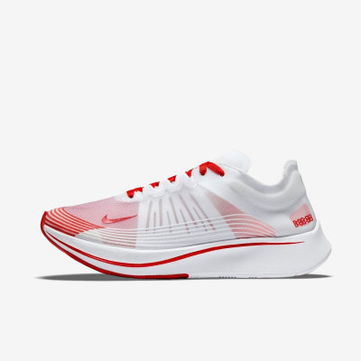 Nike耐克正品Zoom Fly SP女款碳板防滑低帮跑步鞋AJ8229-100