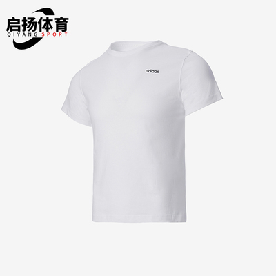 阿迪达斯女士圆领简约短袖T恤
