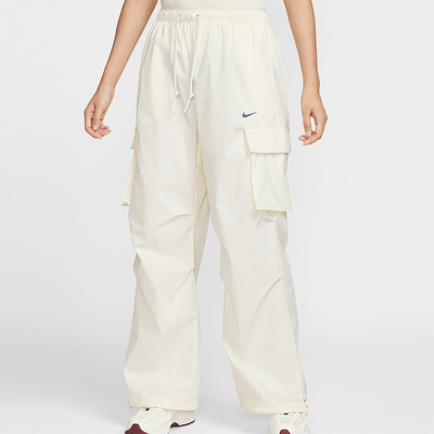 Nike/耐克正品夏季女士系带时尚宽松休闲梭织运动长裤II0445-047