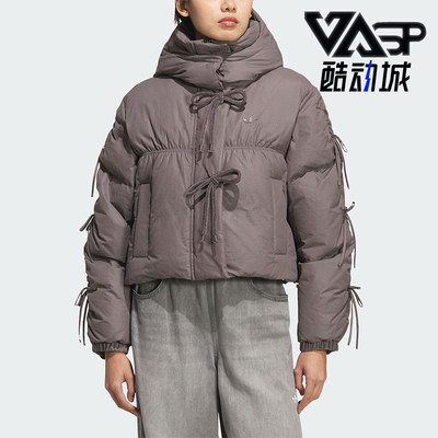 Adidas/阿迪达斯正品BOW PLAY DOWN女士时尚保暖运动羽绒服KC2609