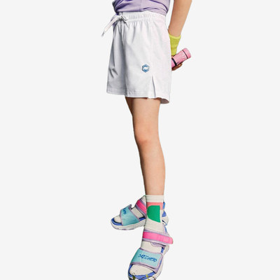 Skechers斯凯奇正品女童宽松系绳纯色舒适短裤P222G042-0019